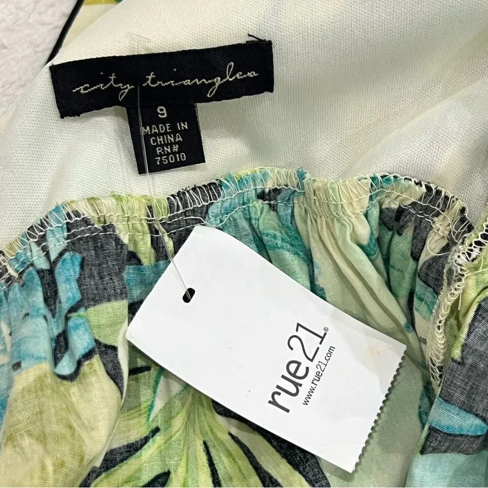 City Triangles | Dresses | City Triangles Tropical Floral Empire Waist ...